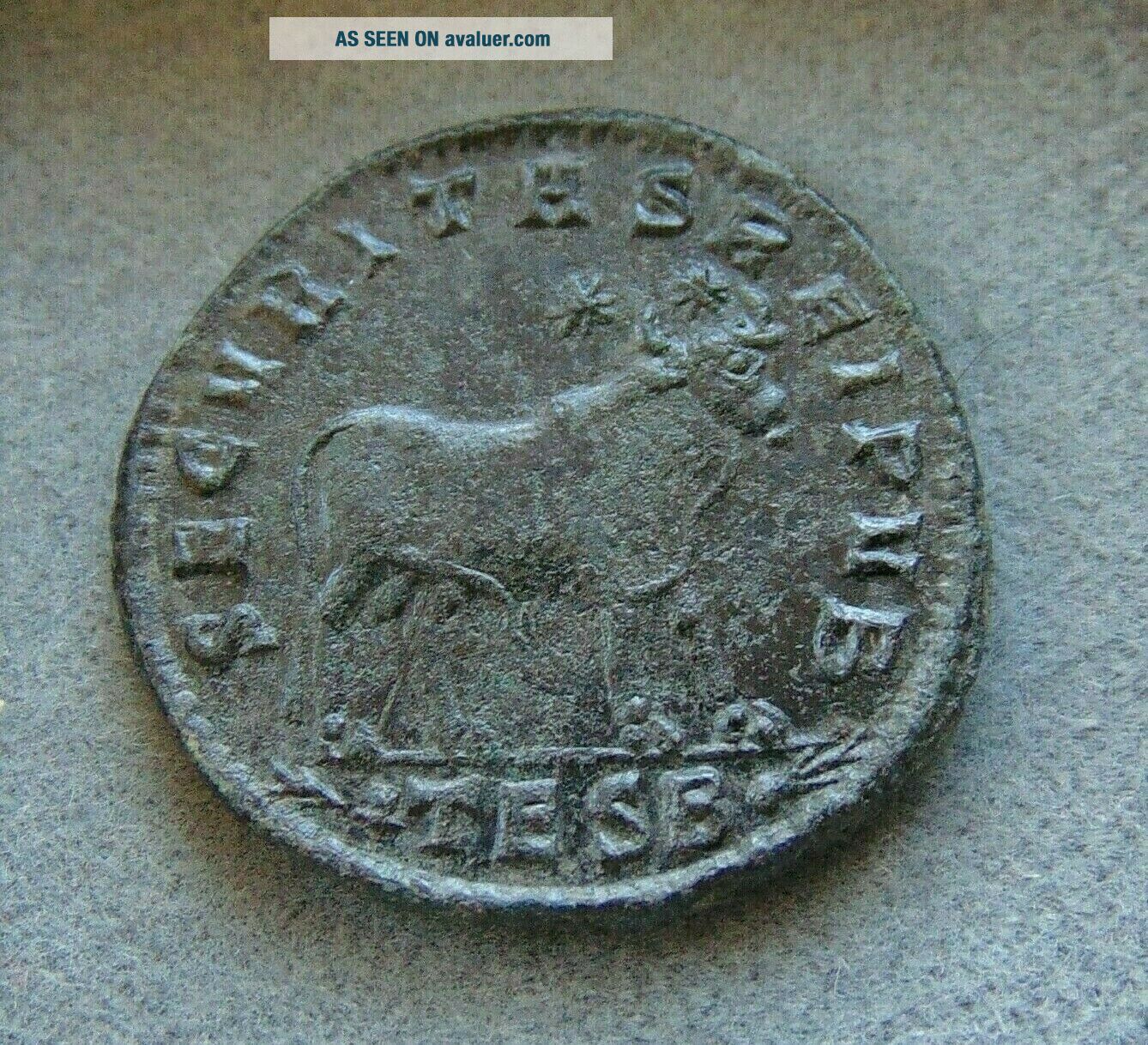 Very Rare Very Fine JULIAN II THE APOSTATE Double Maiorina Thessalonica ...