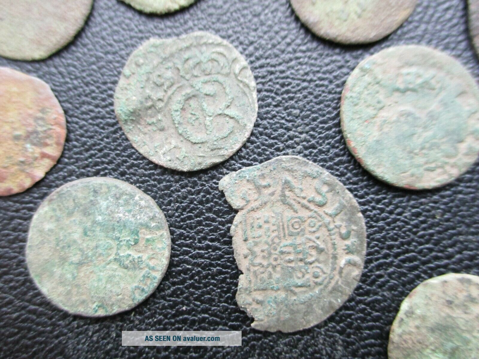 36 Coins Of The Middle Ages. There Are Silver And Copper. Various ...