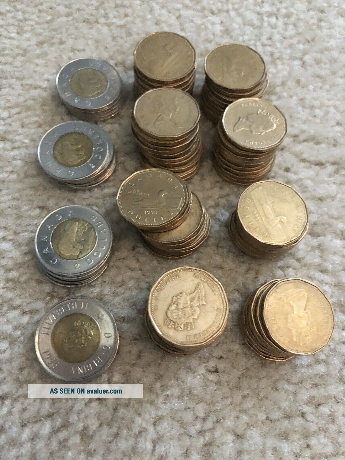 C$116 In C$2 And C$1 Coins | #9917368