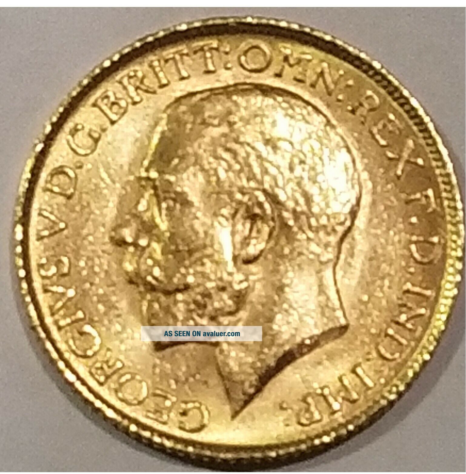 1926 English King George V Gold Full Sovereign Coin | #9941465
