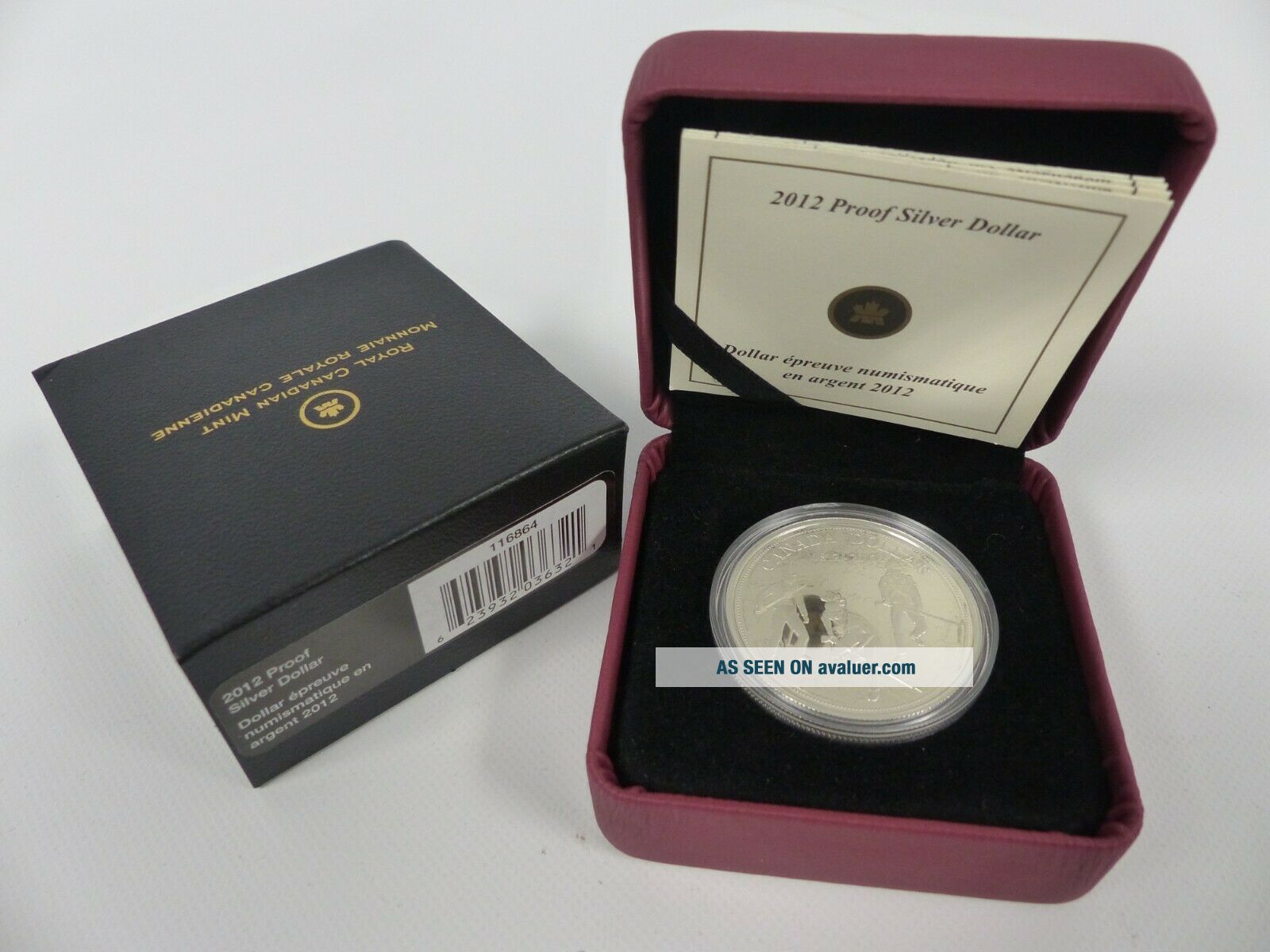 2012 CANADA FINE SILVER PROOF DOLLAR COIN | #9946517