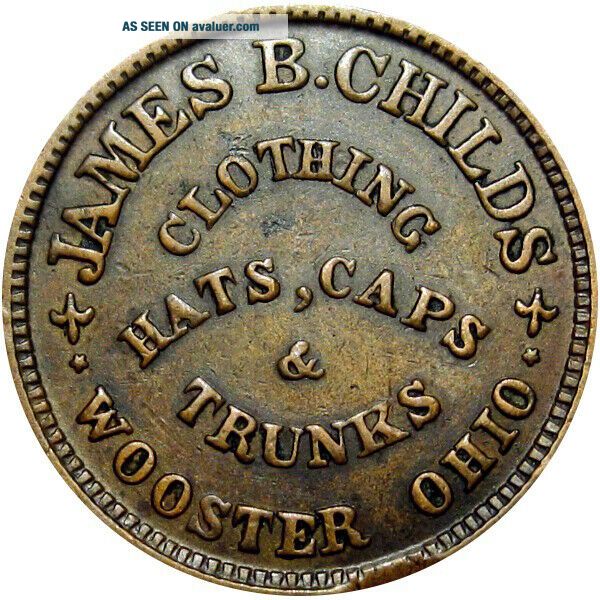 Wooster Ohio Civil War Token James B Childs Thistle R5 | #9950261