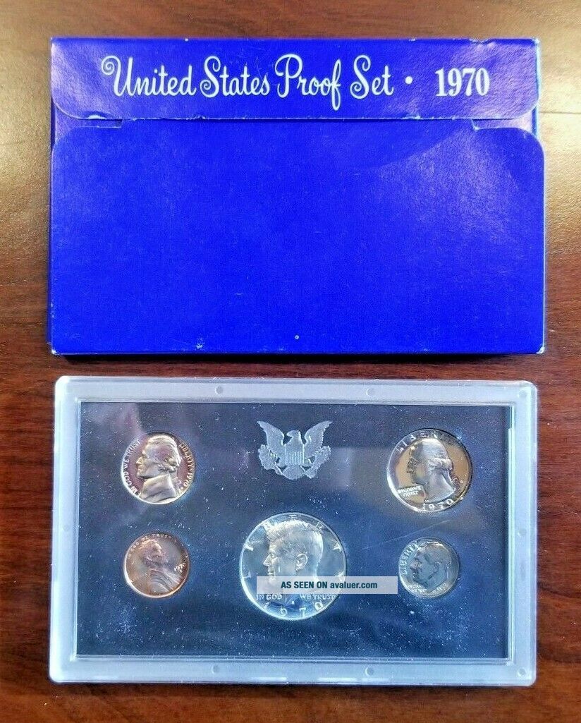 1970 - S United States (5 Coin) Proof Set In Blue Box | #9975419