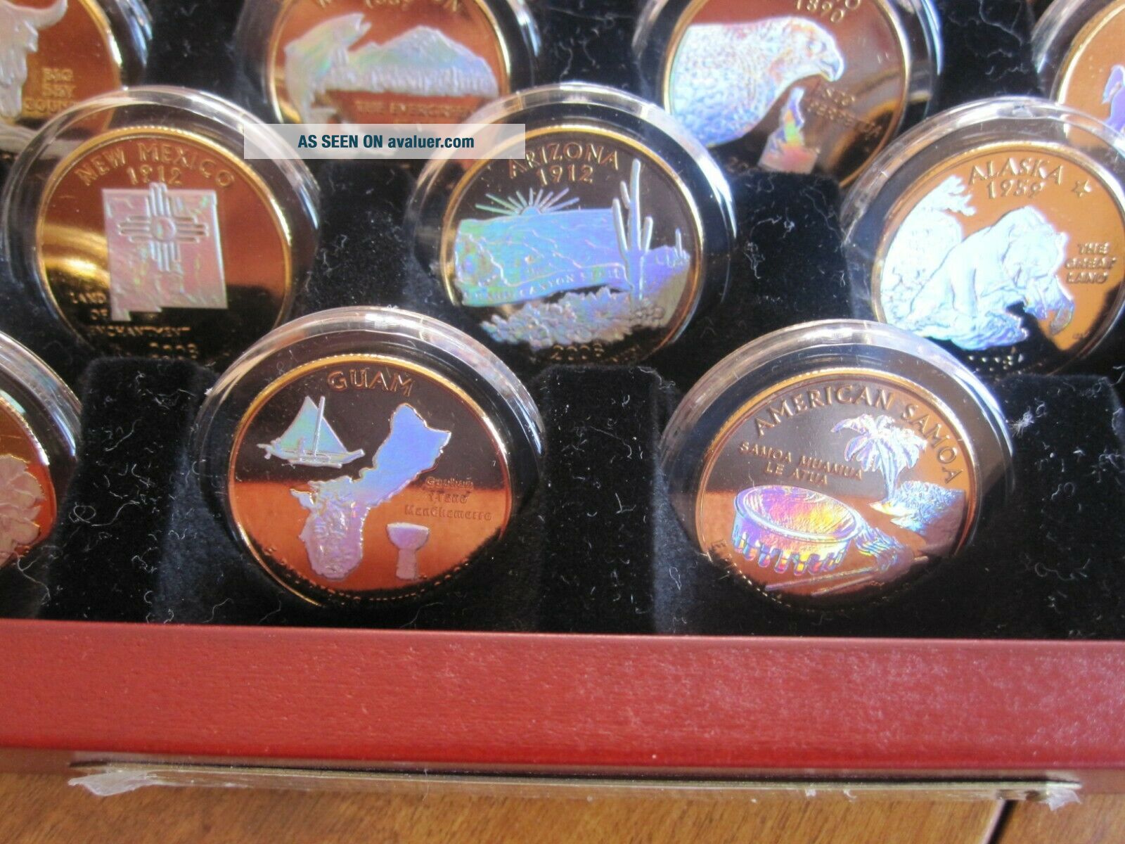 Holographic Gold - Plated State Quarters Coins | #10006048