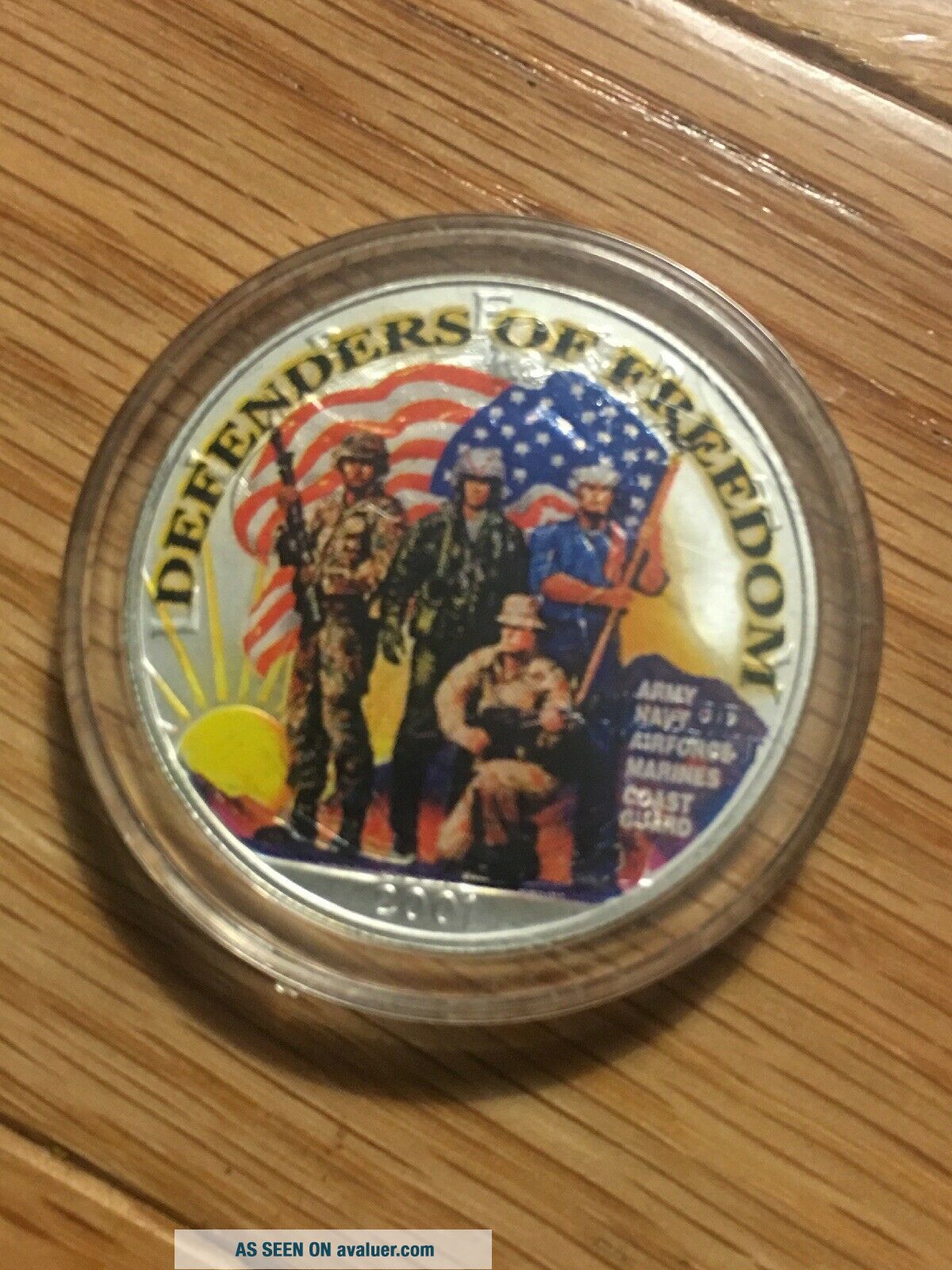 2001 American Defenders Of Freedom Silver Dollar | #10019967