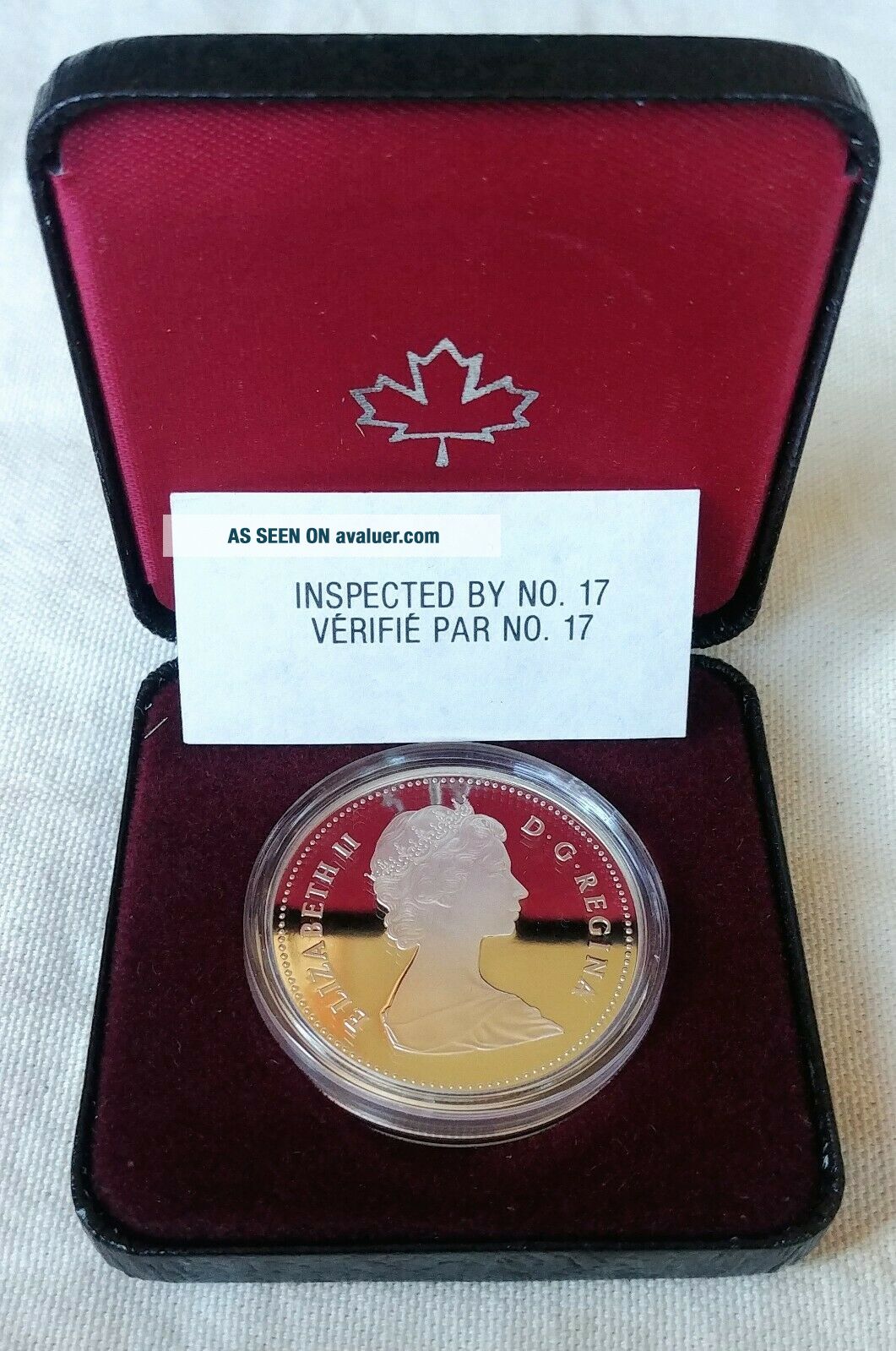 1982 Regina Canada Proof Silver Dollar Commemorative Canadian Dollar ...