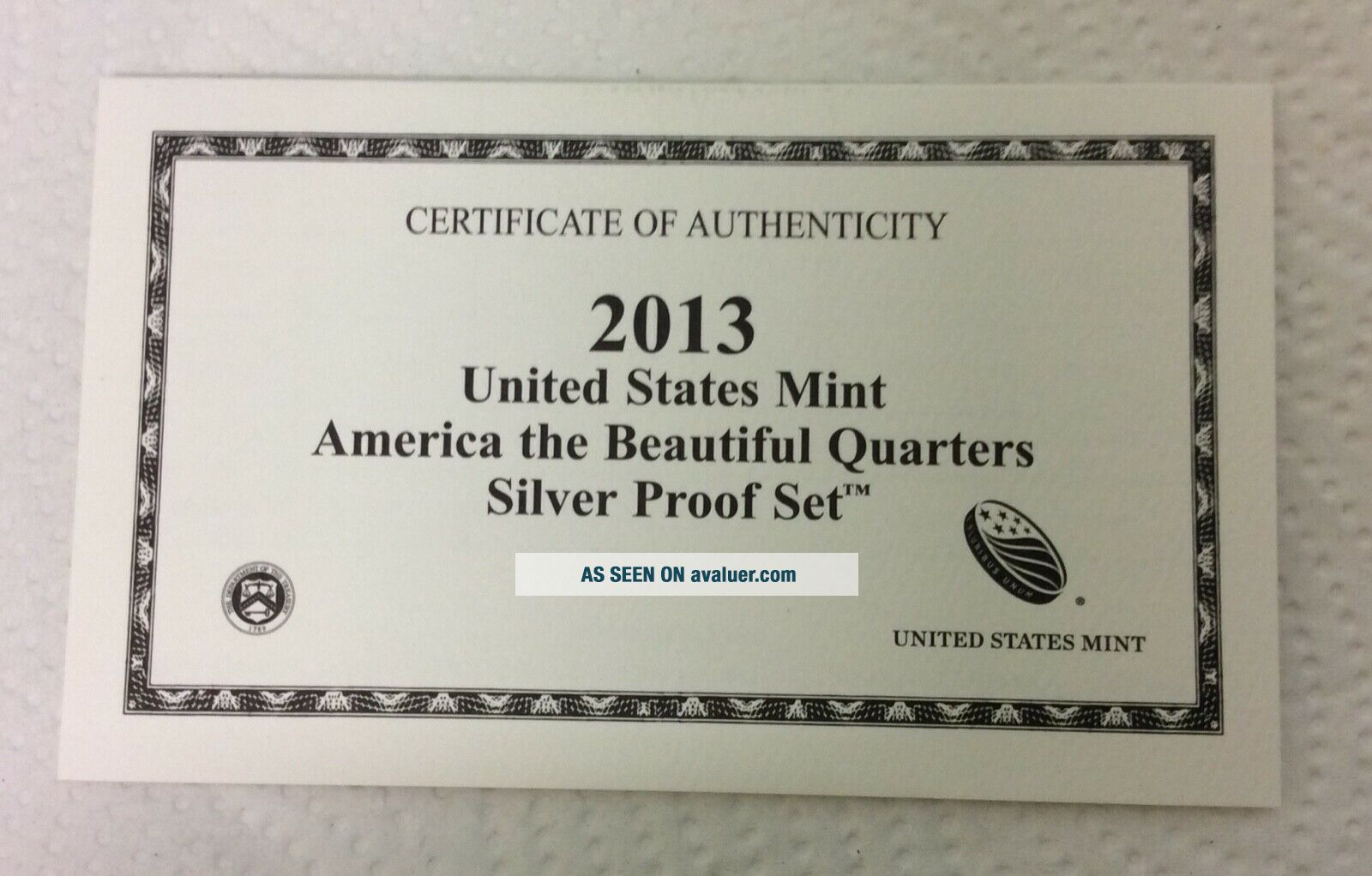 2013 United States America The Quarters Silver Proof Set | #10066117