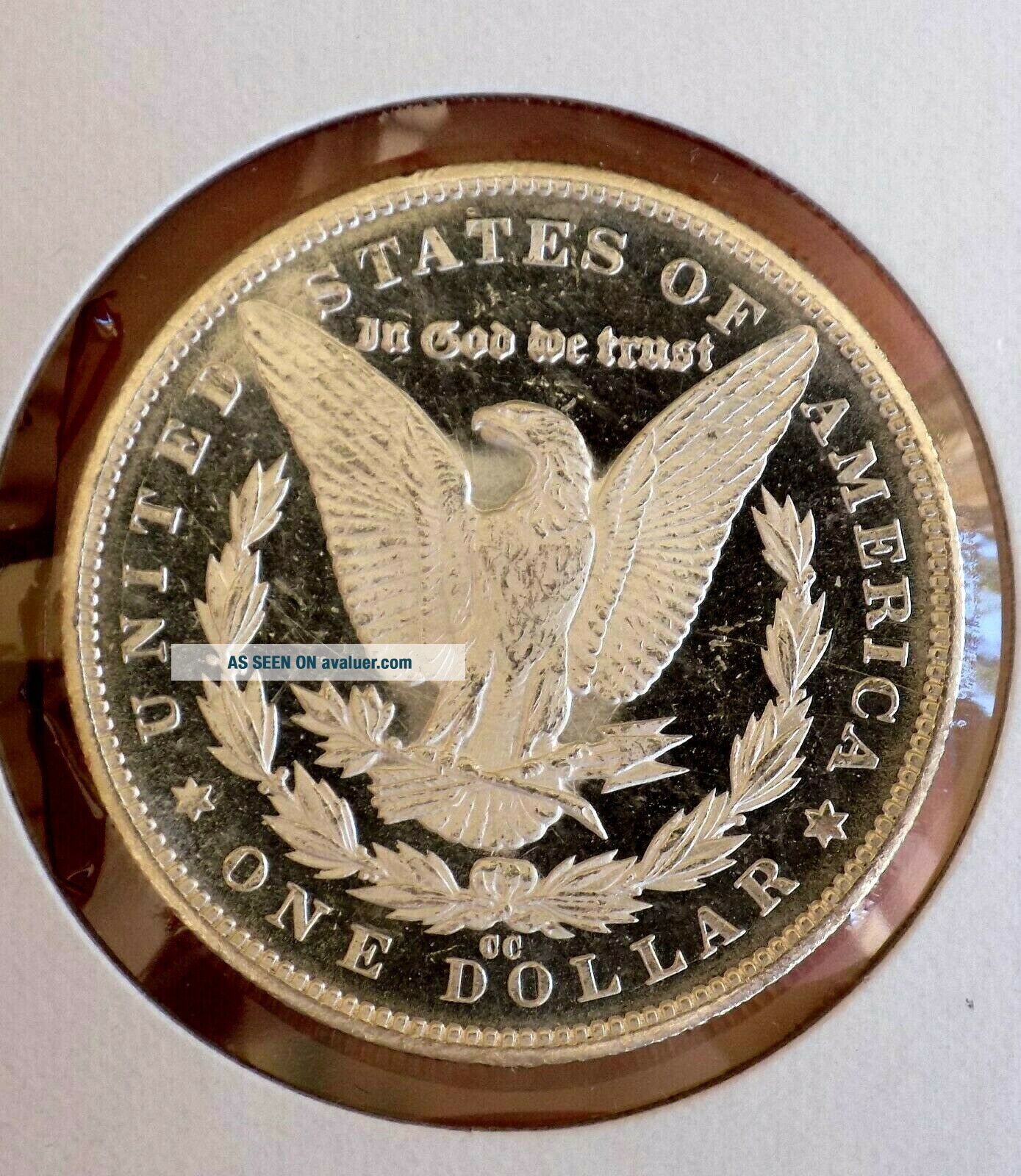 Morgan Silver Dollar 1884 Cc Gem Bu Dmpl Deep Glassy B & W Mirrors ...