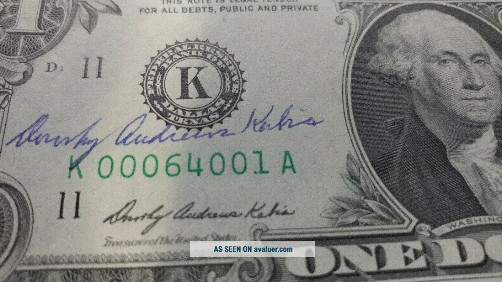 1969 Series B Signed By John B Connally And Dorothy Andrews Jabis ...