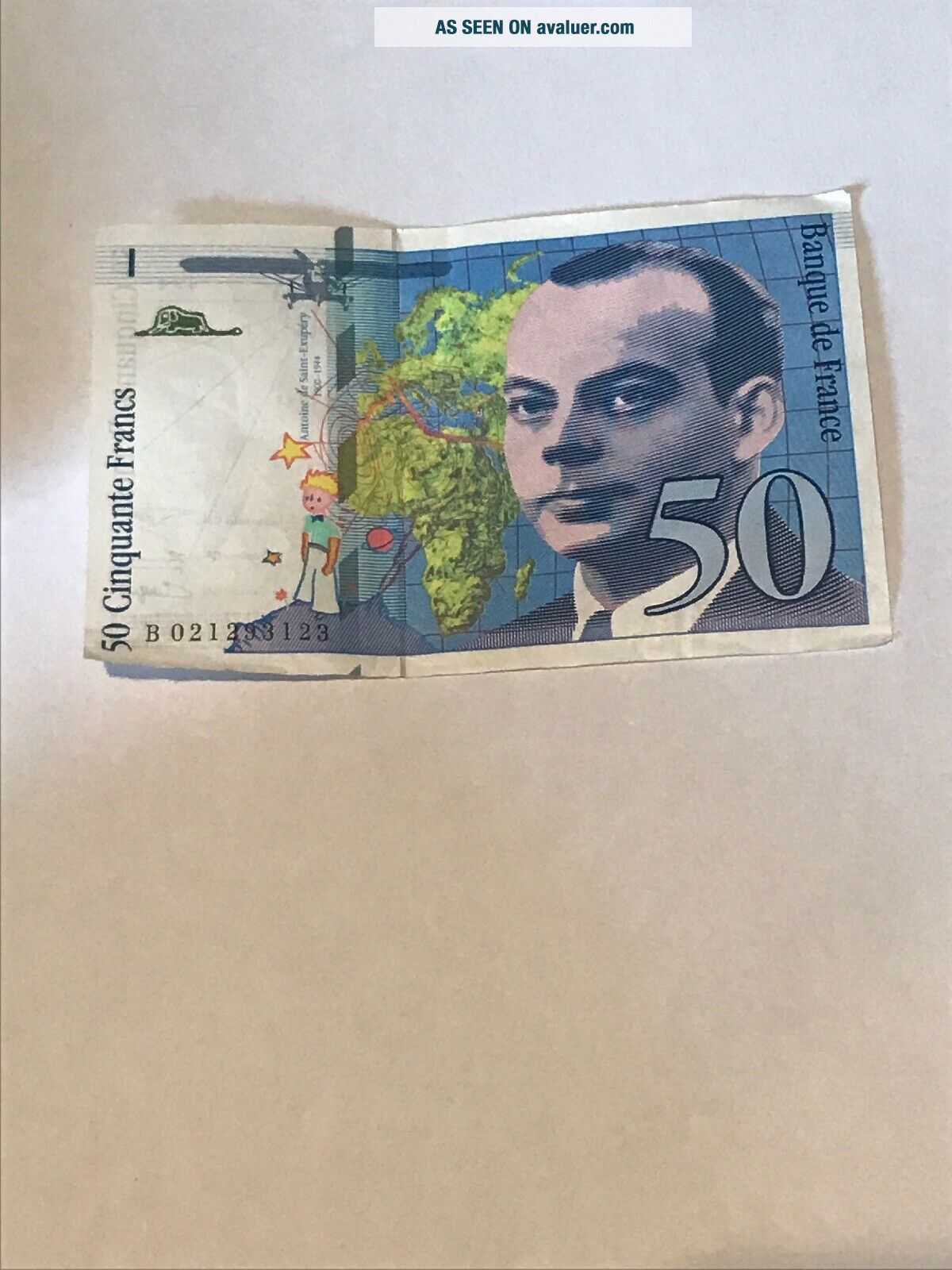 BANQUE DE FRANCE French 50 FRANCS 1994 Banknote Paper Money | #10284762