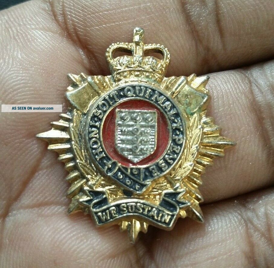 UK BRITISH ROYAL MILITARY BADGE WE SUSTAIN L@@K | #10273920