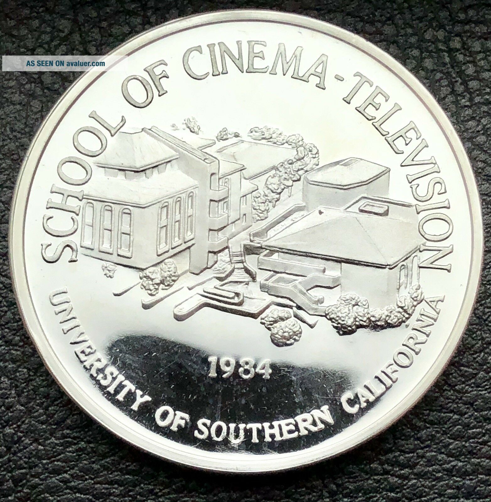 USC School Of Cinema Television 1 Oz. 999 Silver Art Coin Only 250 ...