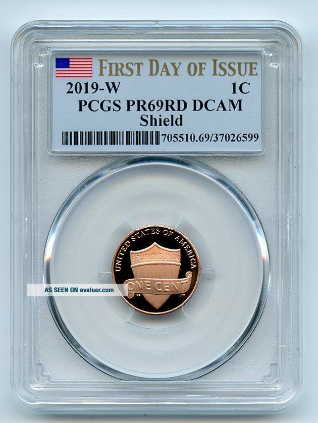 2019 W 1C Lincoln Cent PCGS PR69DCAM First Day Of Issue FDOI | #10493204