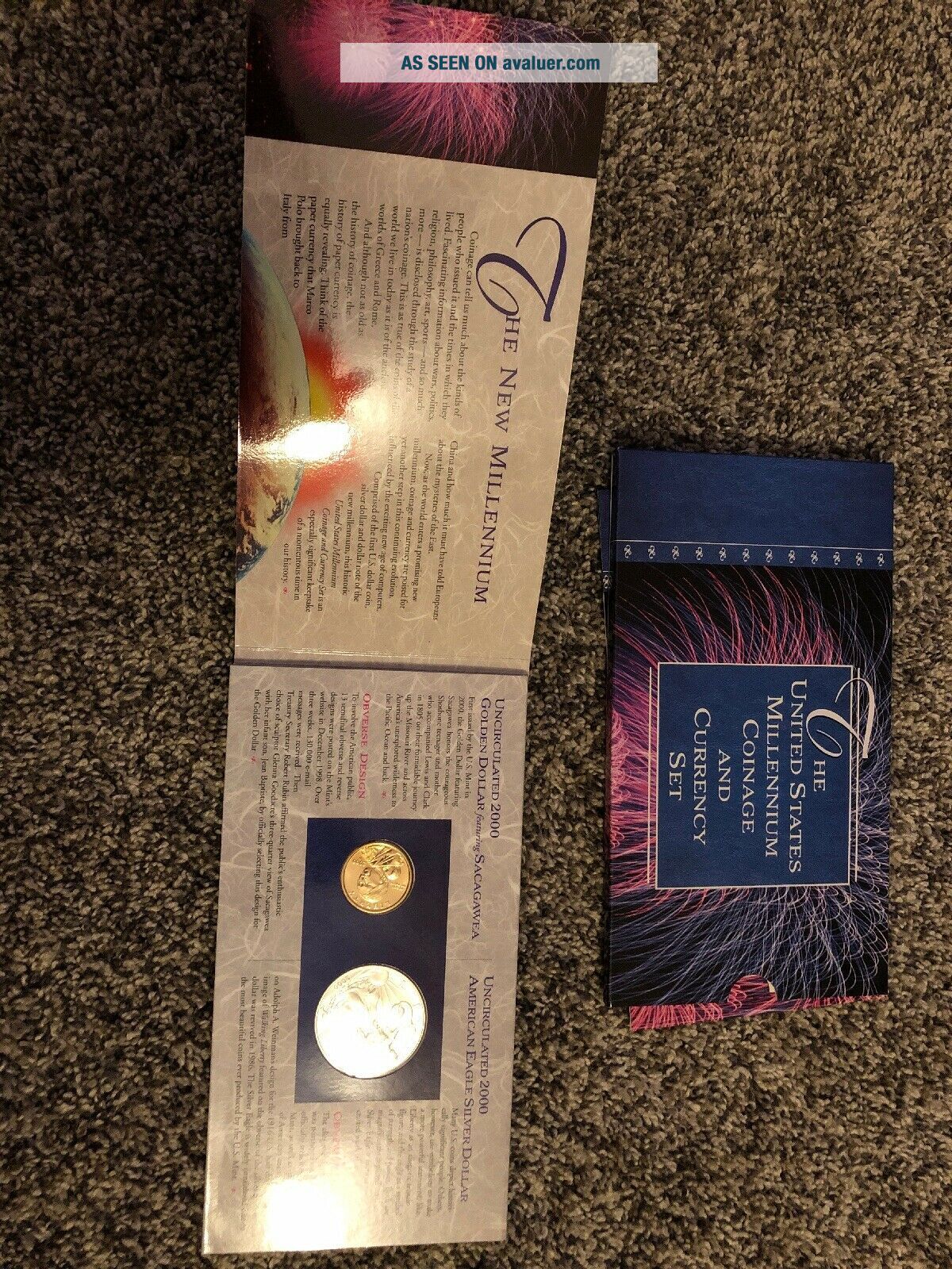 2000 The United States Millennium Coinage And Currency Set - Limited ...