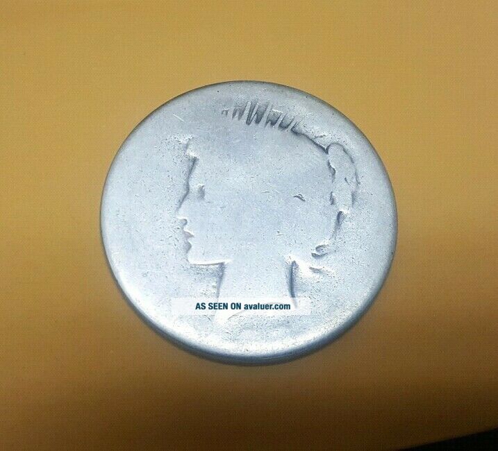 MOST WORN PEACE DOLLAR EVER GOOD LUCK POCKET PIECE | #10712821