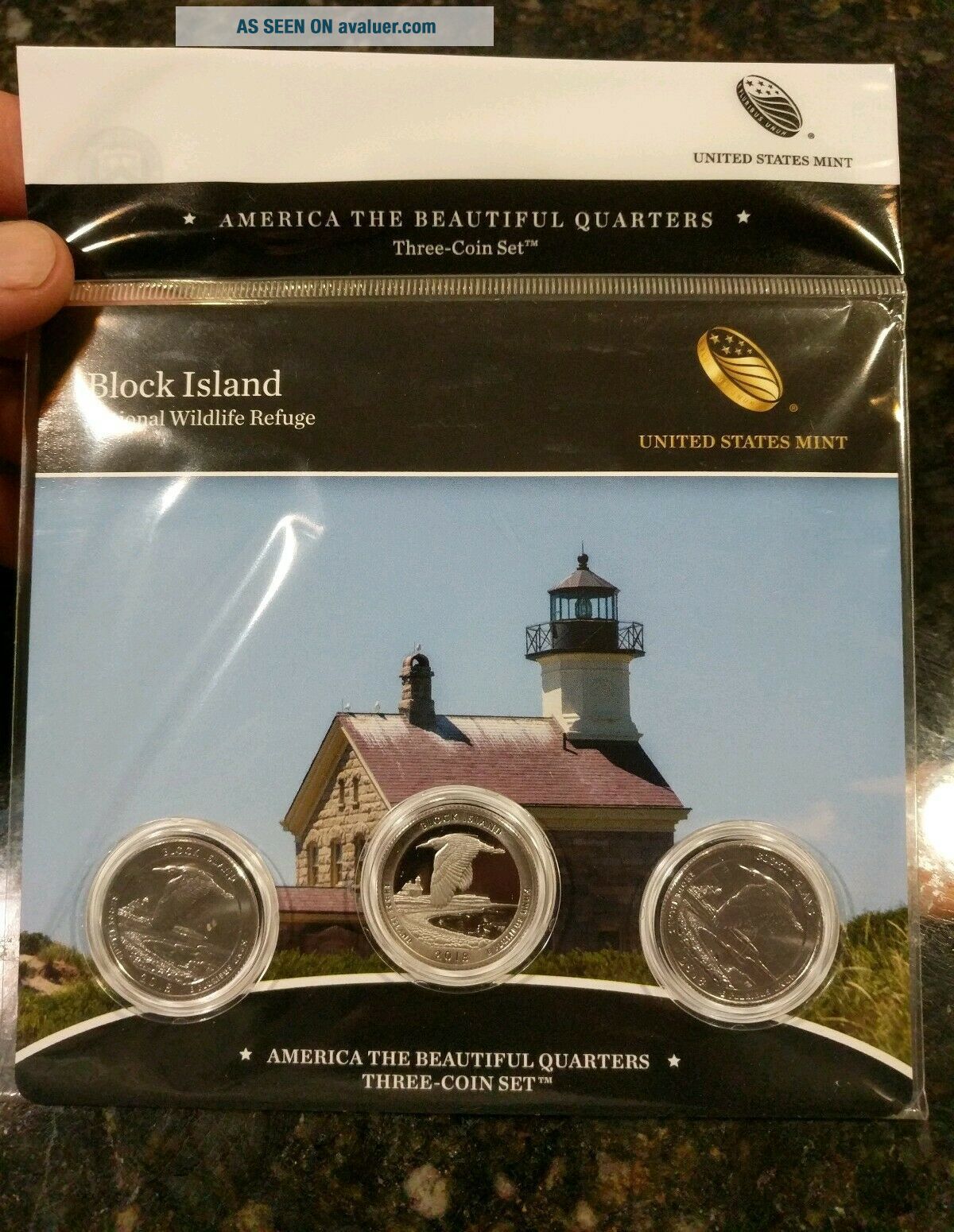 2018 Block Island National Wildlife Refuge PDS Mints ATB 3 - Coin Set ...