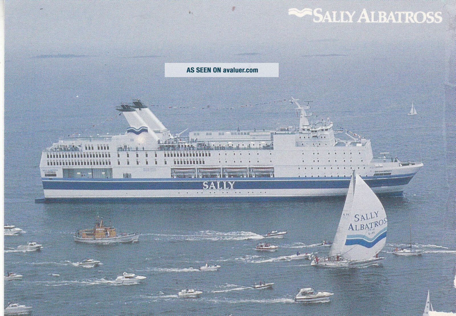 FINNISH CRUISE SHIP MS SALLY ALBATROSS 2 SHIPS CACHED COVERS & A SIGNED ...