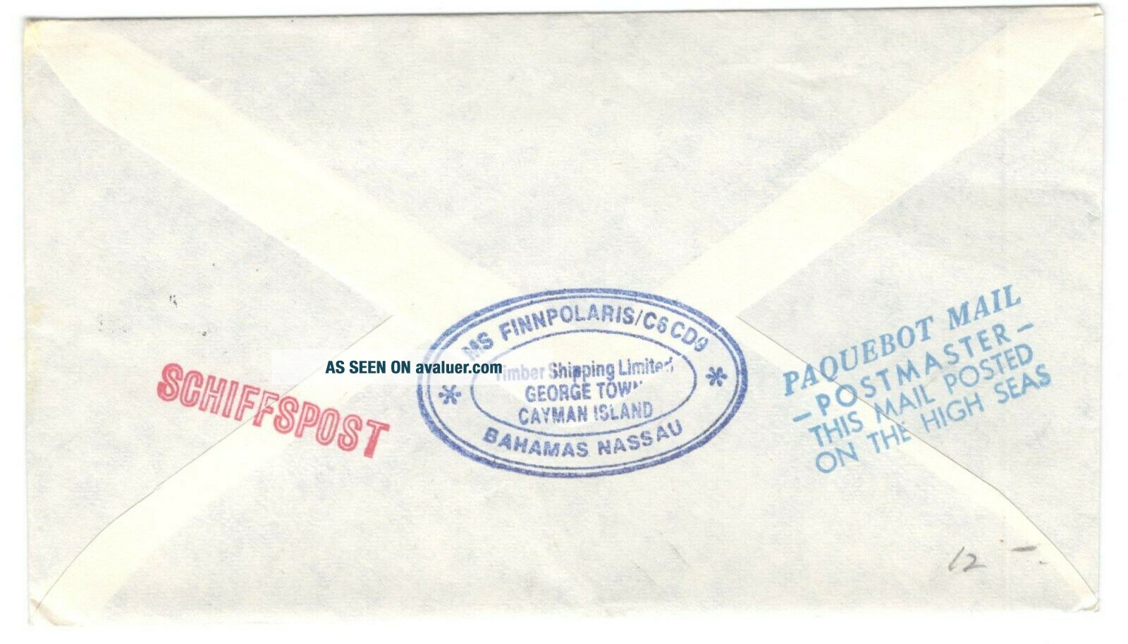 1987 Cayman Islands Antarctic Paquebot Cover Signed By Radio Officer W ...