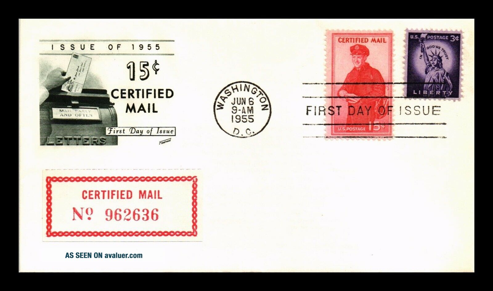 DR JIM STAMPS US CERTIFIED MAIL 15C DUAL FRANKED FDC COVER FLEETWOOD ...