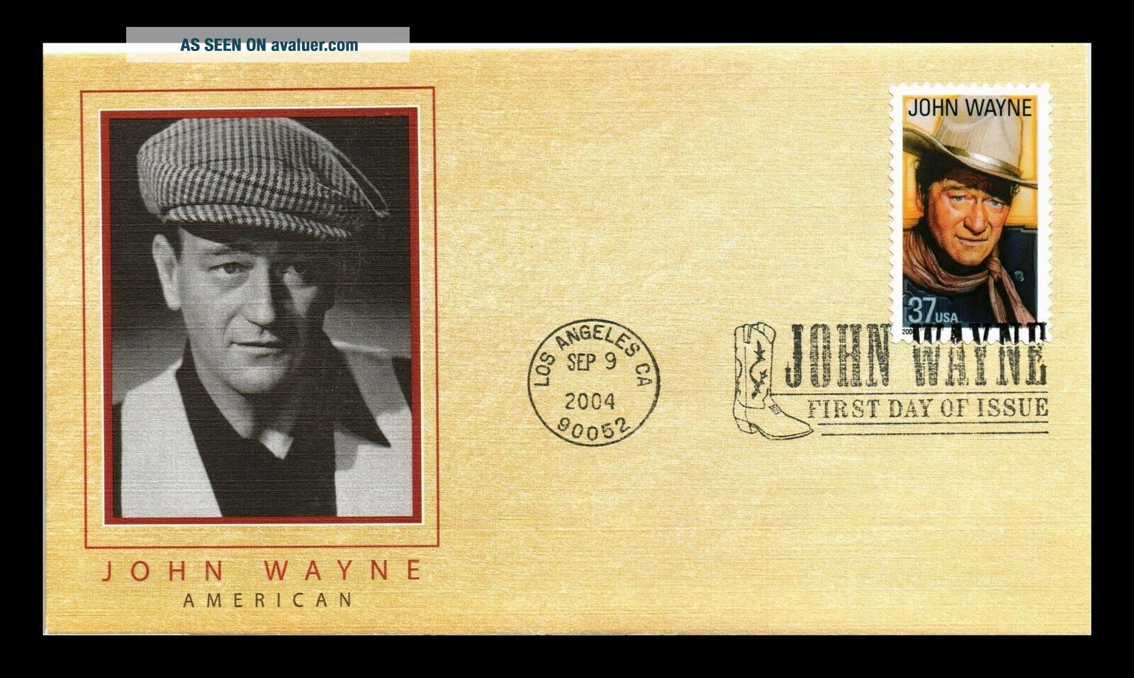 DR JIM STAMPS US AMERICAN LEGEND JOHN WAYNE FIRST DAY COVER LOS ANGELES ...