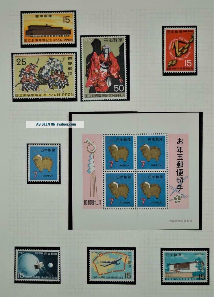 JAPAN STAMPS GOOD SELECTION OF ISSUES ON 10 PAGES (B81) | #11190955