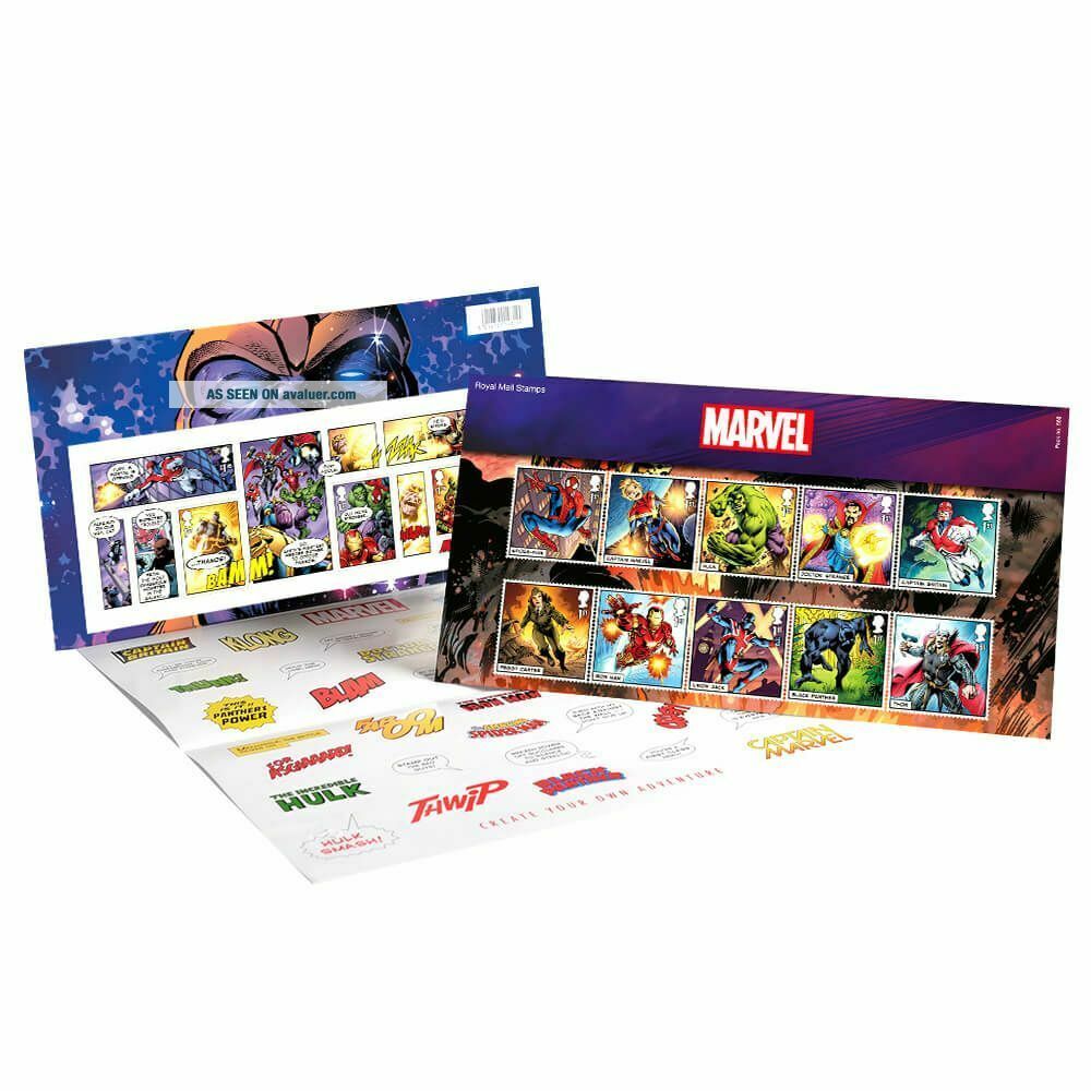 2019 BN Royal Mail Stamps Marvel Presentation Pack 568 Stan Lee | #11167027