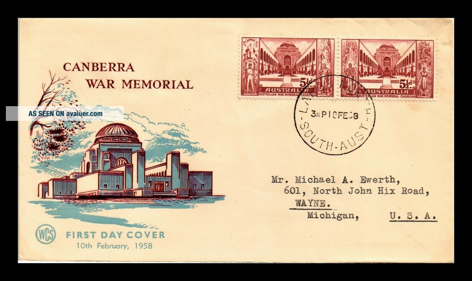 DR JIM STAMPS CANBERRA WAR MEMORIAL FIRST DAY ISSUE AUSTRALIA COVER ...