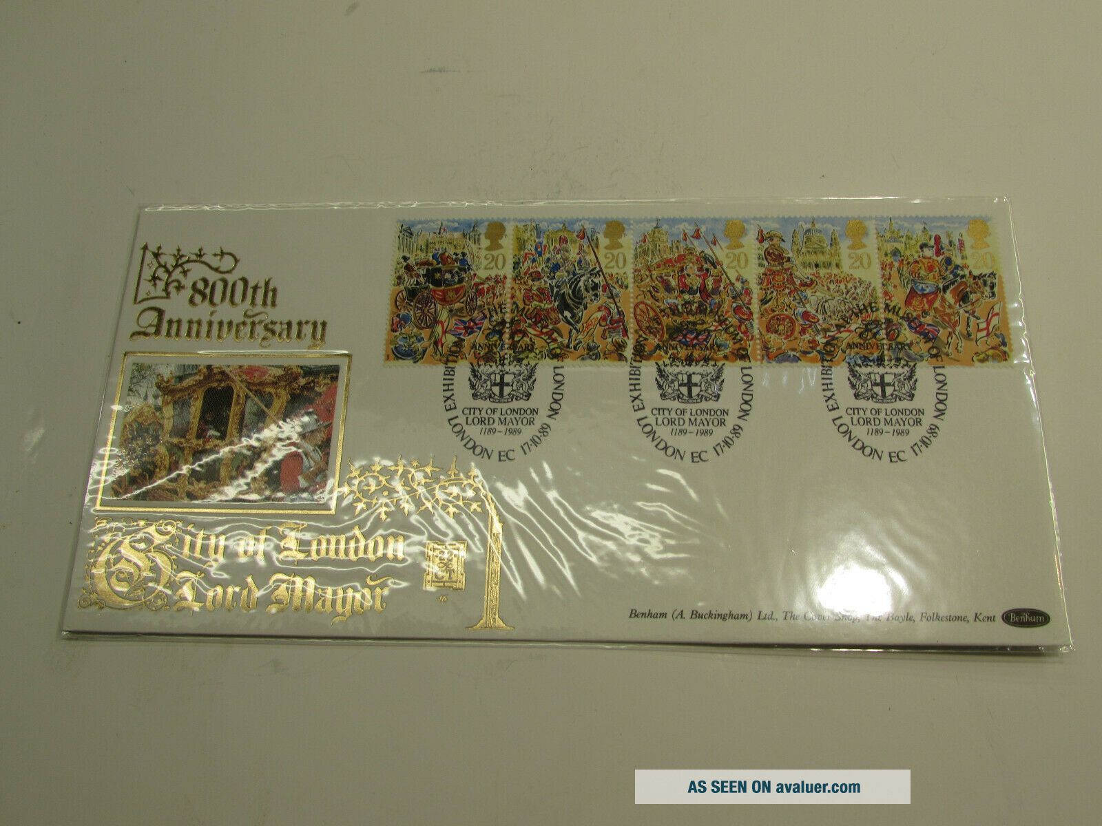 Benham Gold 500 Club 1989 800th Anniv City Of London Lord Mayor First ...