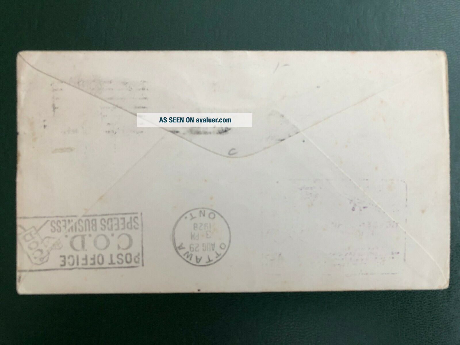 Canada, 1928 Golden Jubilee Flight Toronto To Ottawa | #11440850