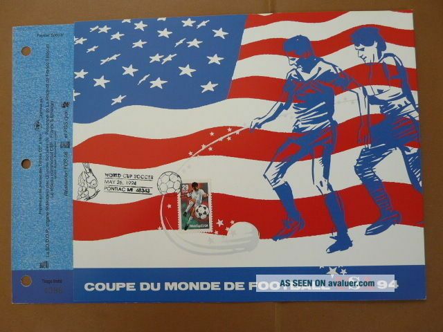 Football World Cup USA 1994 FDC Folder Size 21x30cm | #11539831