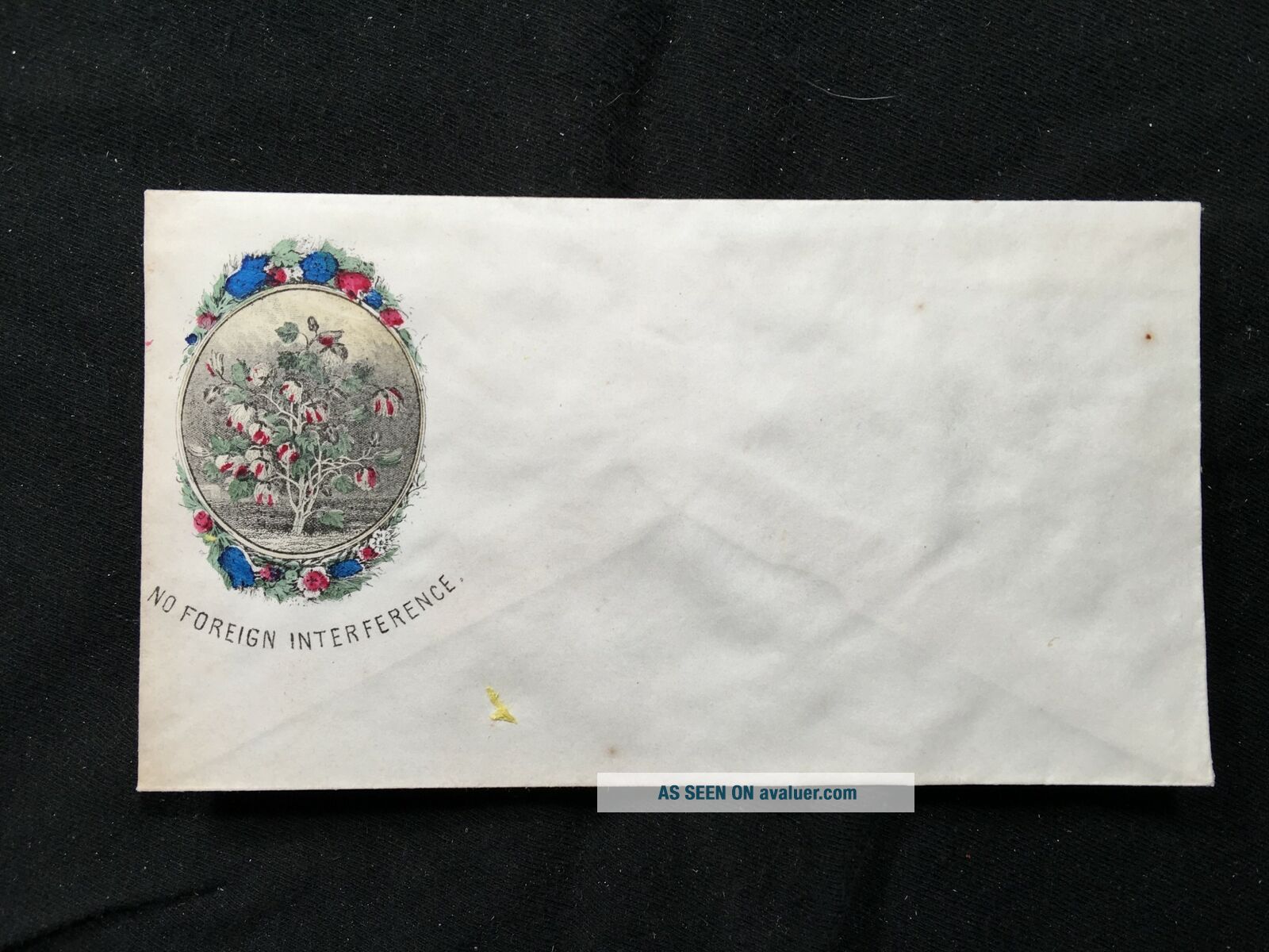 US Civil War Patriotic Cover 1860 ' S C Magnus No Foreign Interference ...