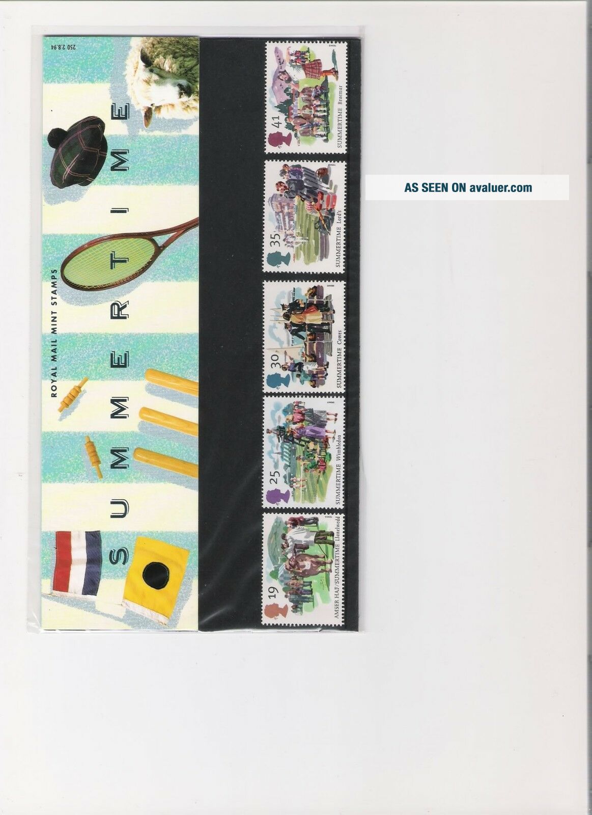 1994 ROYAL MAIL PRESENTATION PACK SUMMERTIME DECIMAL STAMPS | #11910715