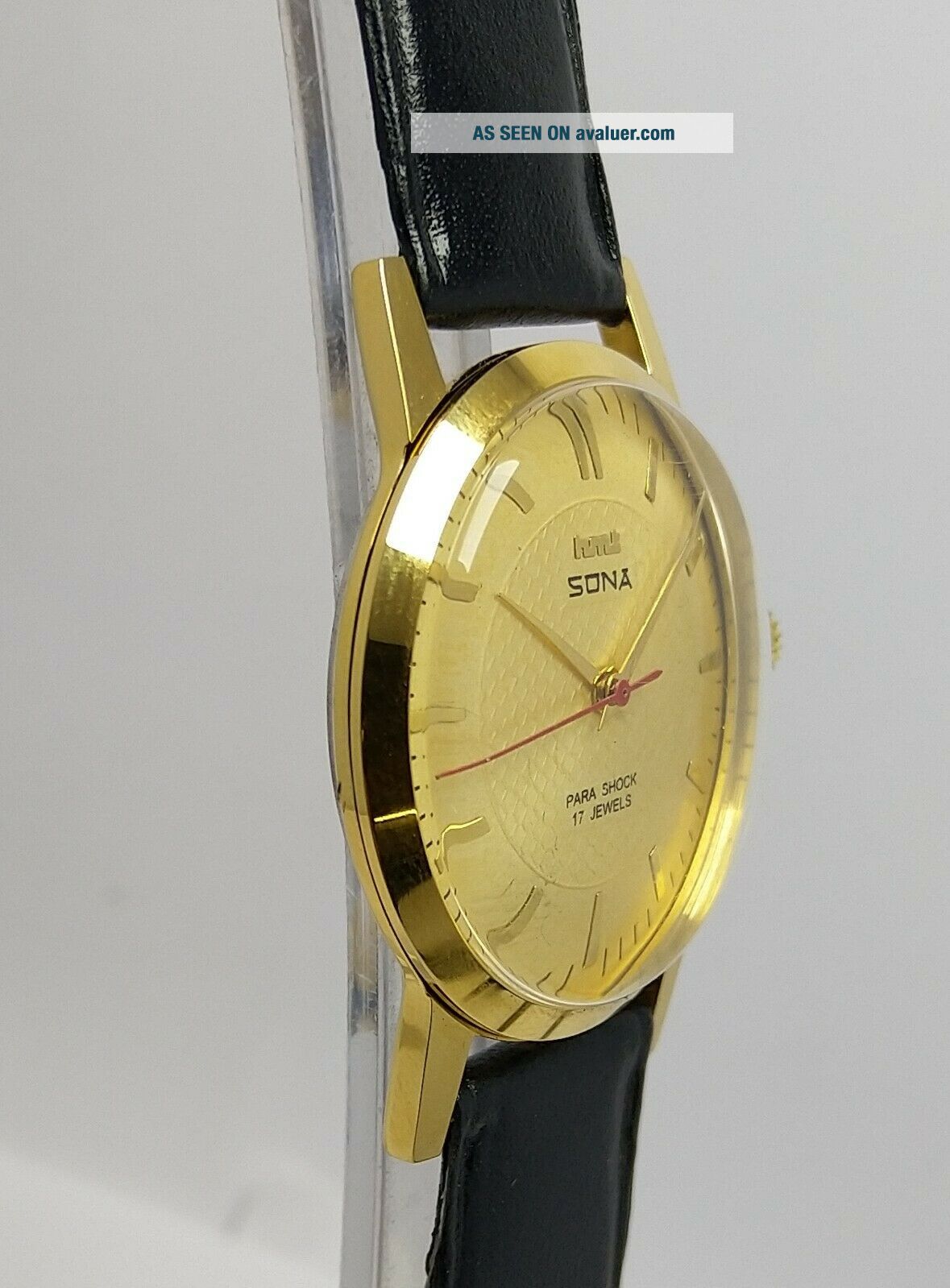 VINTAGE HMT SONA GOLDEN HAND WINDING 17J WRIST WATCH MEN ' S INDIA MADE ...