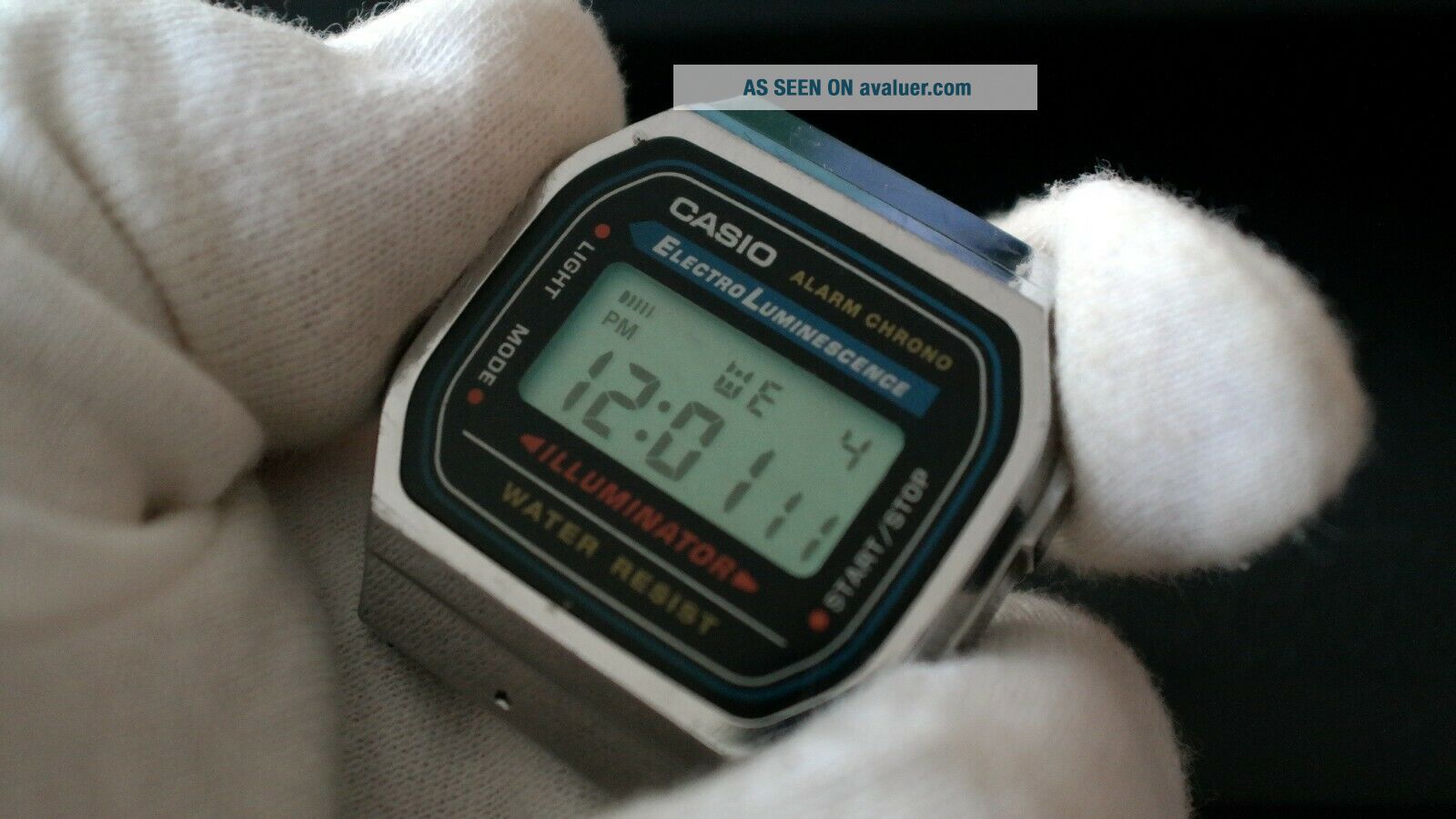 Vintage Casio First Illuminator LCD Watch A168 Electro Luminescence ...