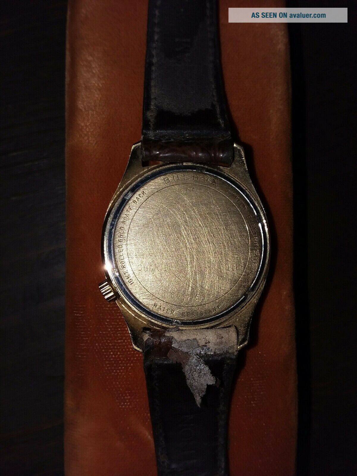 Vintage Mens Bulova Accutron Tuning Fork Watch With Case Runs And Keeps ...