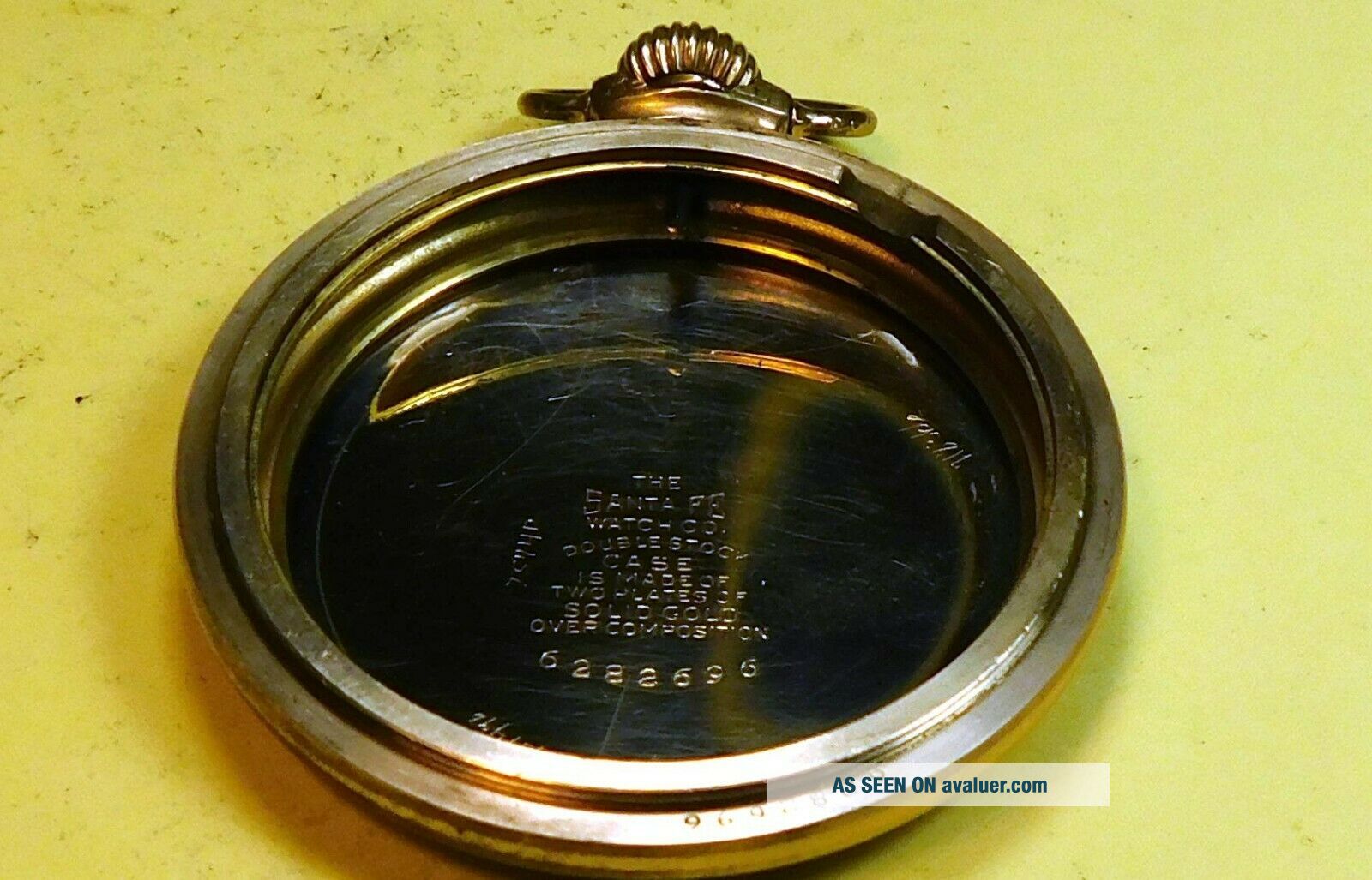 Rare 16s, Santa Fe Special Pocket Watch Case With Extra Dust Cover ...
