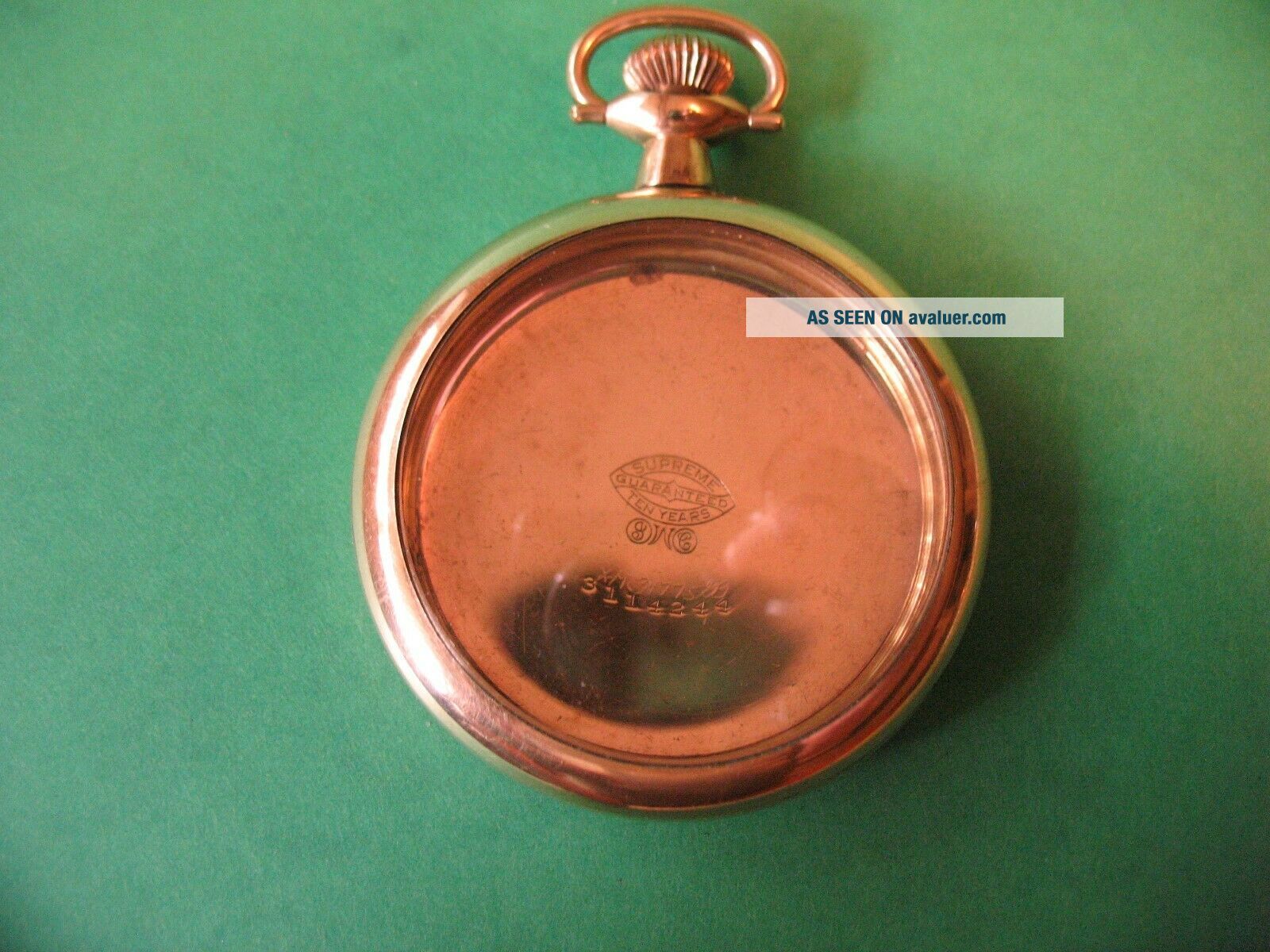 16s. Gold Filled Pocket Watch Case. With Crystal | #12284810