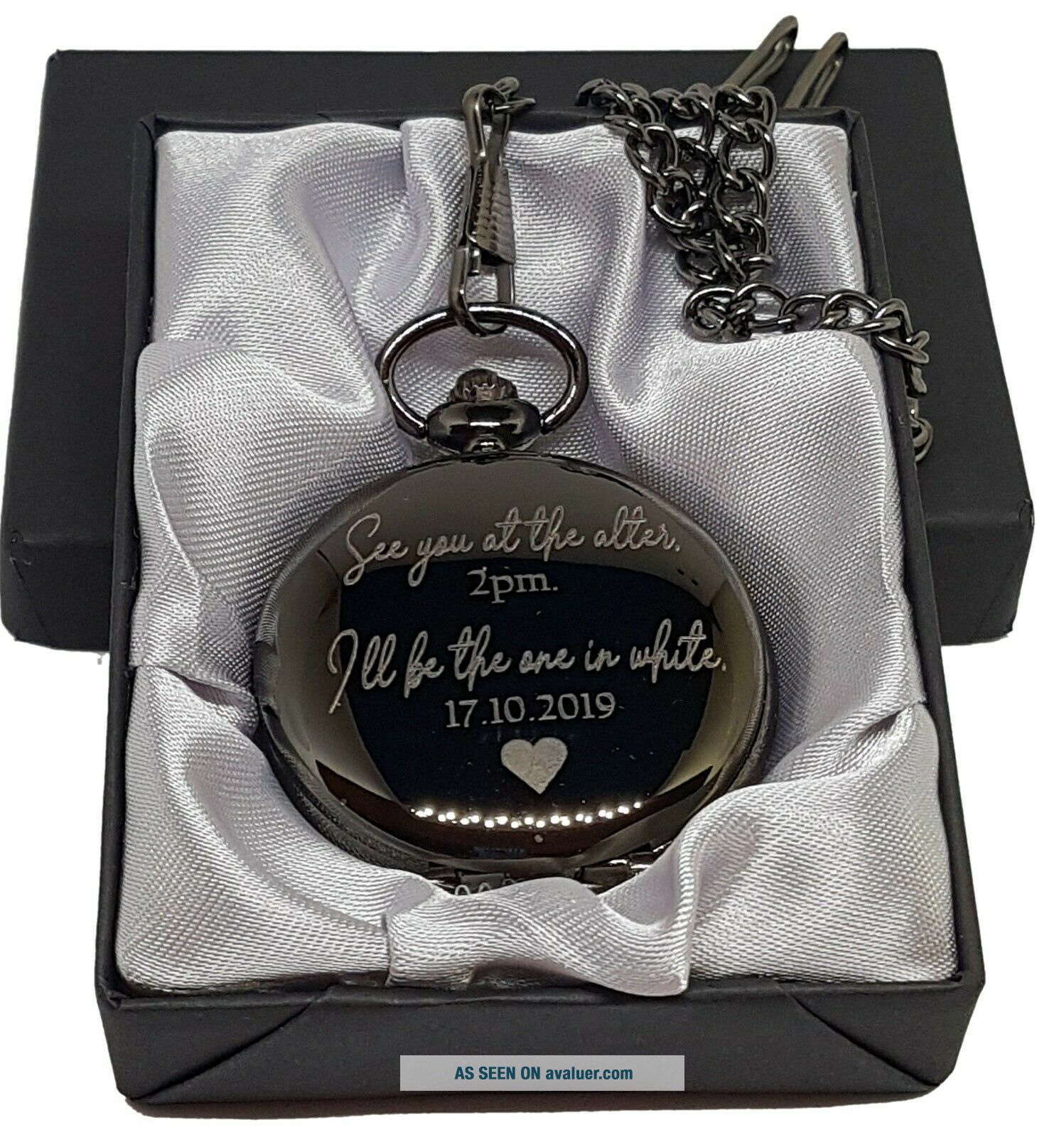 Custom Groomsman Pocket Watch, Engraved Pocket Watch, Personalised ...