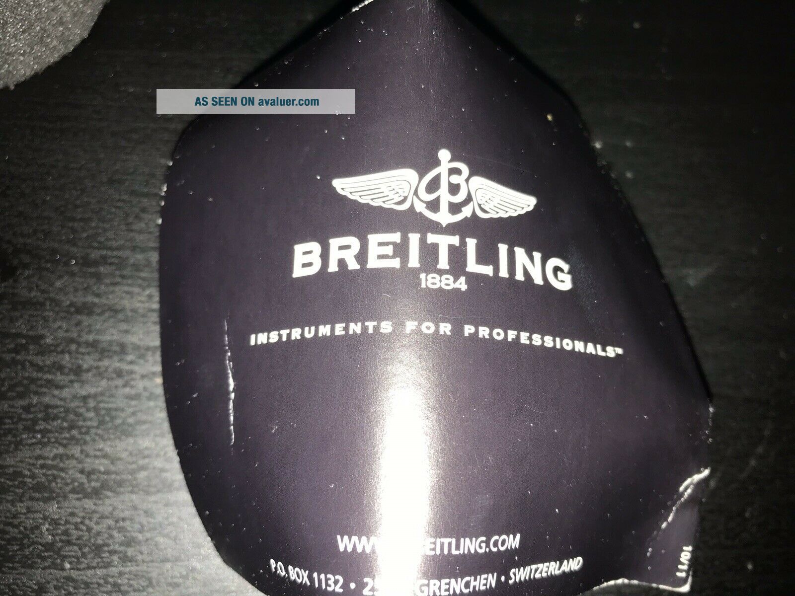 Breitling Watch Authentic Black Case Box And Insert | #12355934