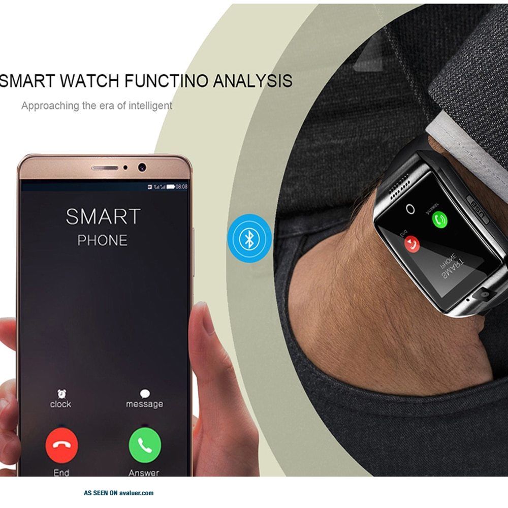 Bluetooth Smart Watch Men With Call Function Phone Records Pedometer ...