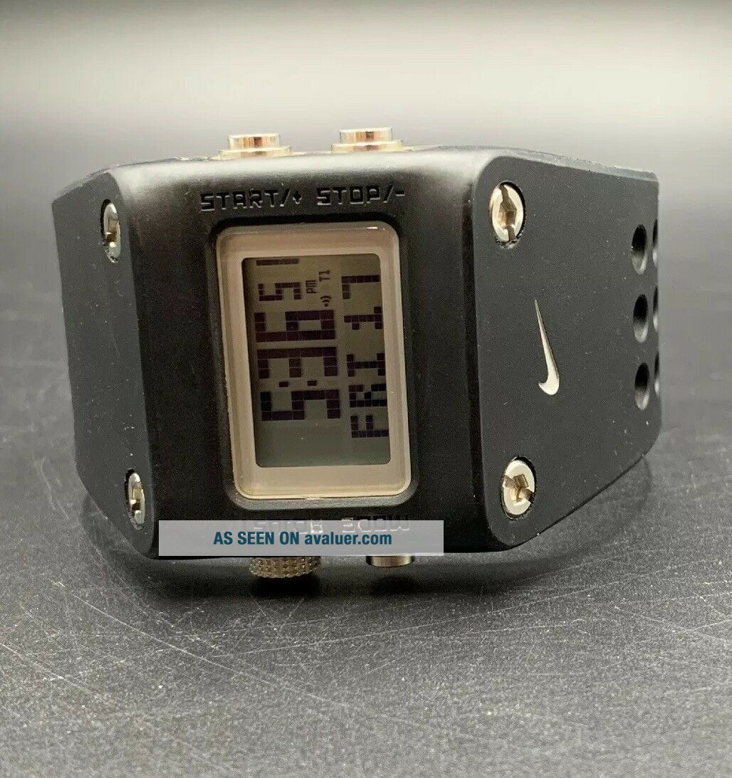 NIKE WC0045 METTLE CHISEL BLACK UNISEX SPORT WATCH / GOOD | #12411232