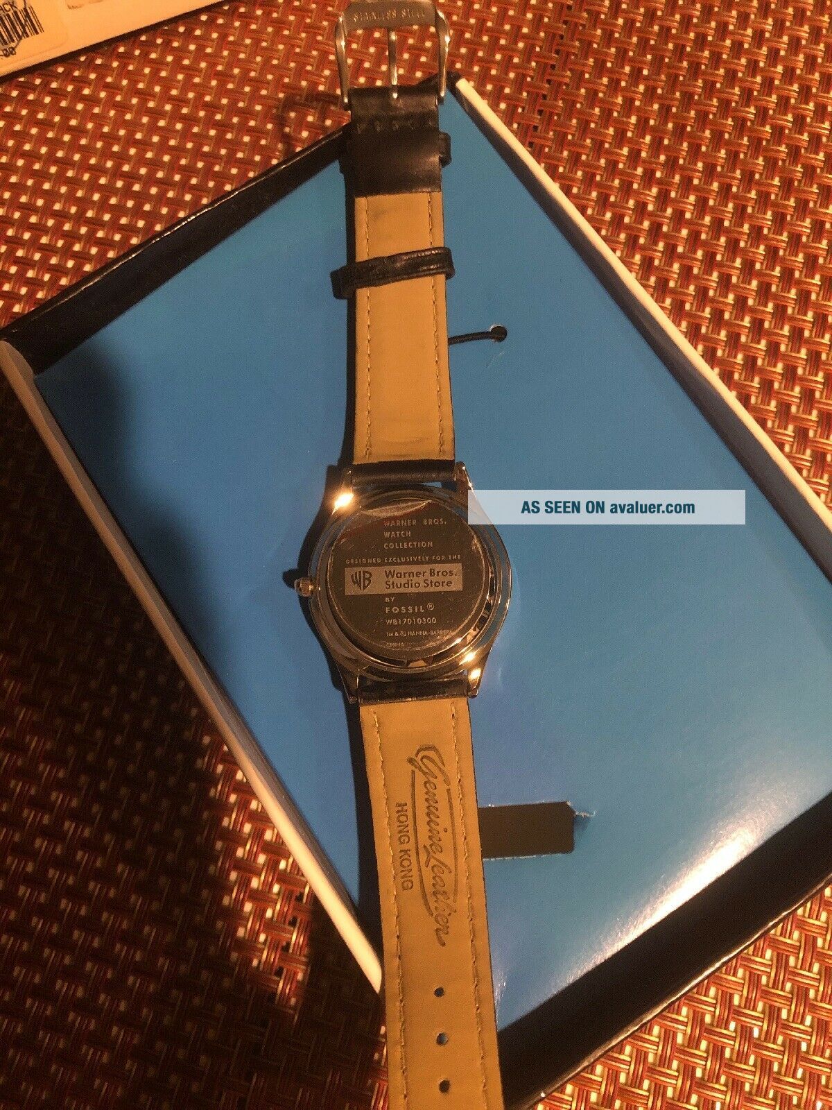 WARNER BROS Co. SCOOBY Doo Fossil Watch Stainless Steel & Leather ...