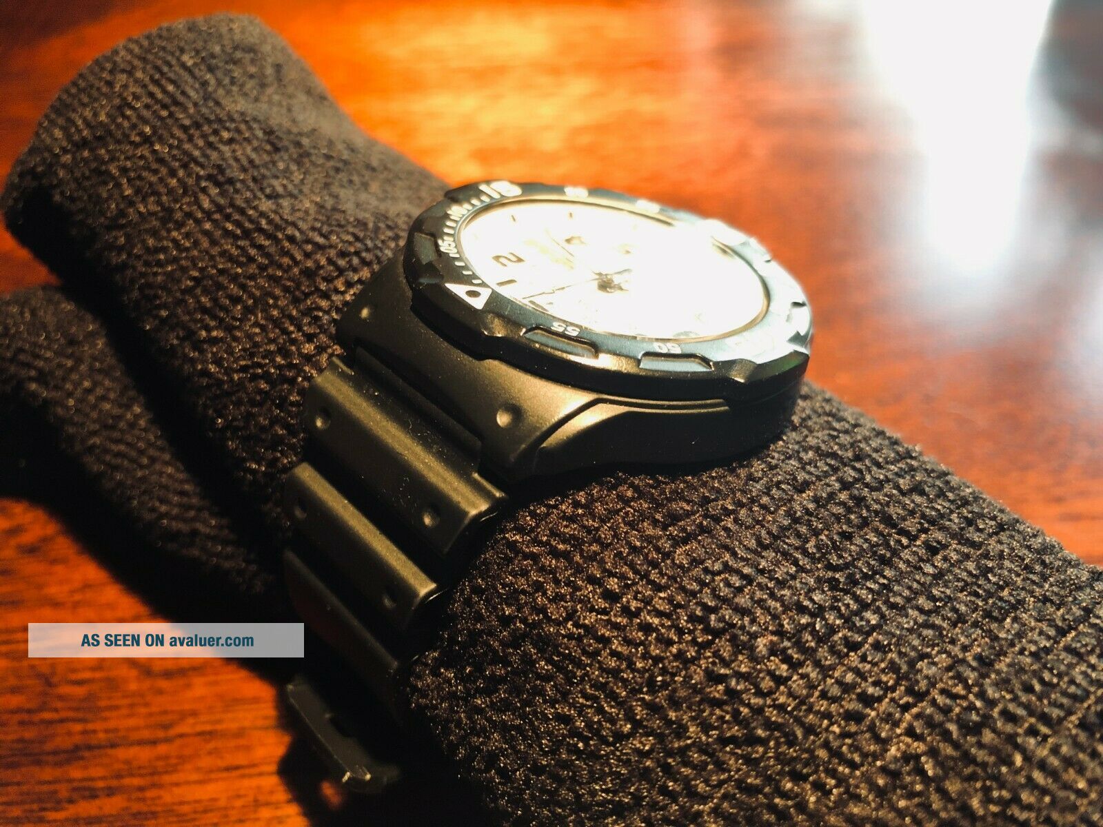 Mens Casio Quartz Diver Watch (Black Case With White Face) | #12422771
