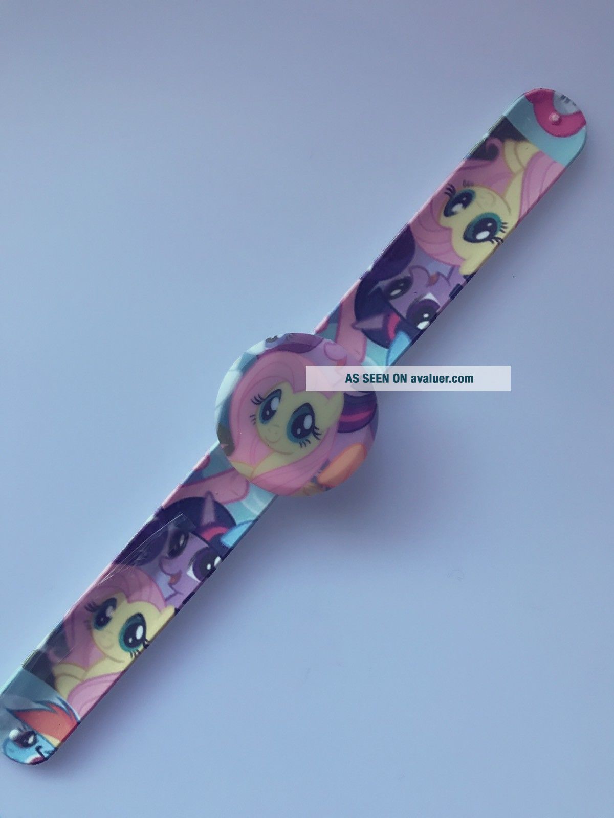 1x Girl Kid Children My Little Pony Wrist Snap On Slap Band LED Wrist ...