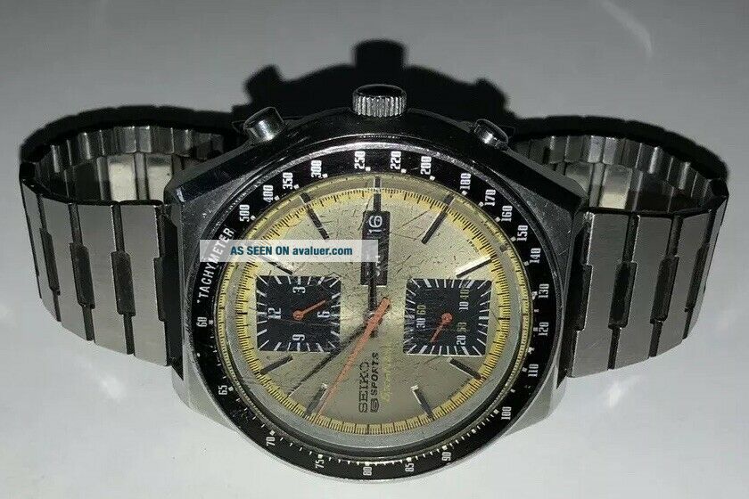 Rare Vintage Seiko Automatic Chronograph Speed Timer 5 Sports Not ...