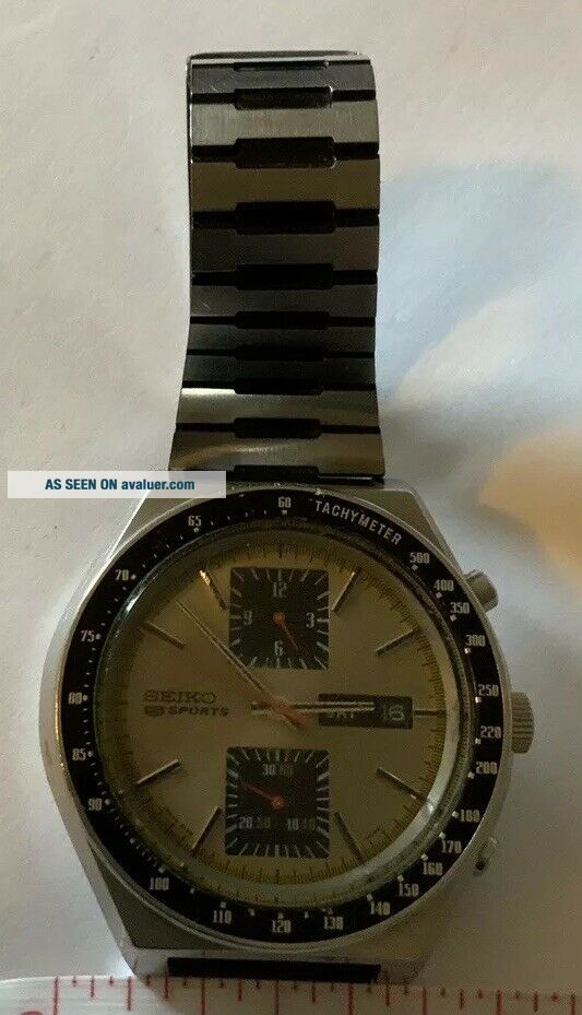 Rare Vintage Seiko Automatic Chronograph Speed Timer 5 Sports Not ...