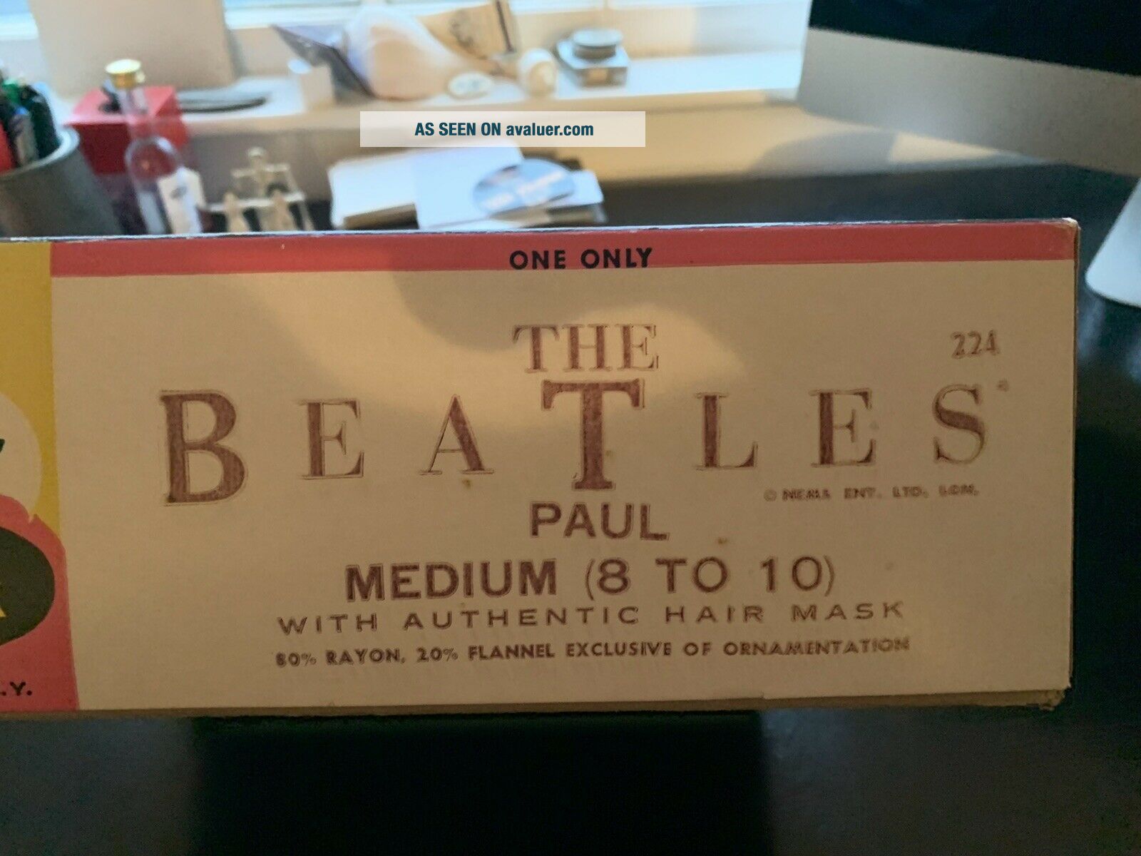 Beatles Paul McCartney Ben Cooper Sz Med Halloween Costume Mask ...
