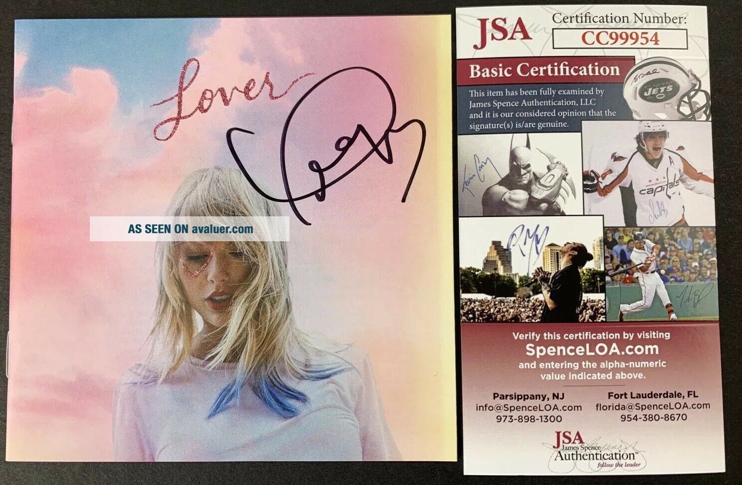 Taylor Swift Signed Lover CD Booklet & Me CD Single Autograph JSA ...