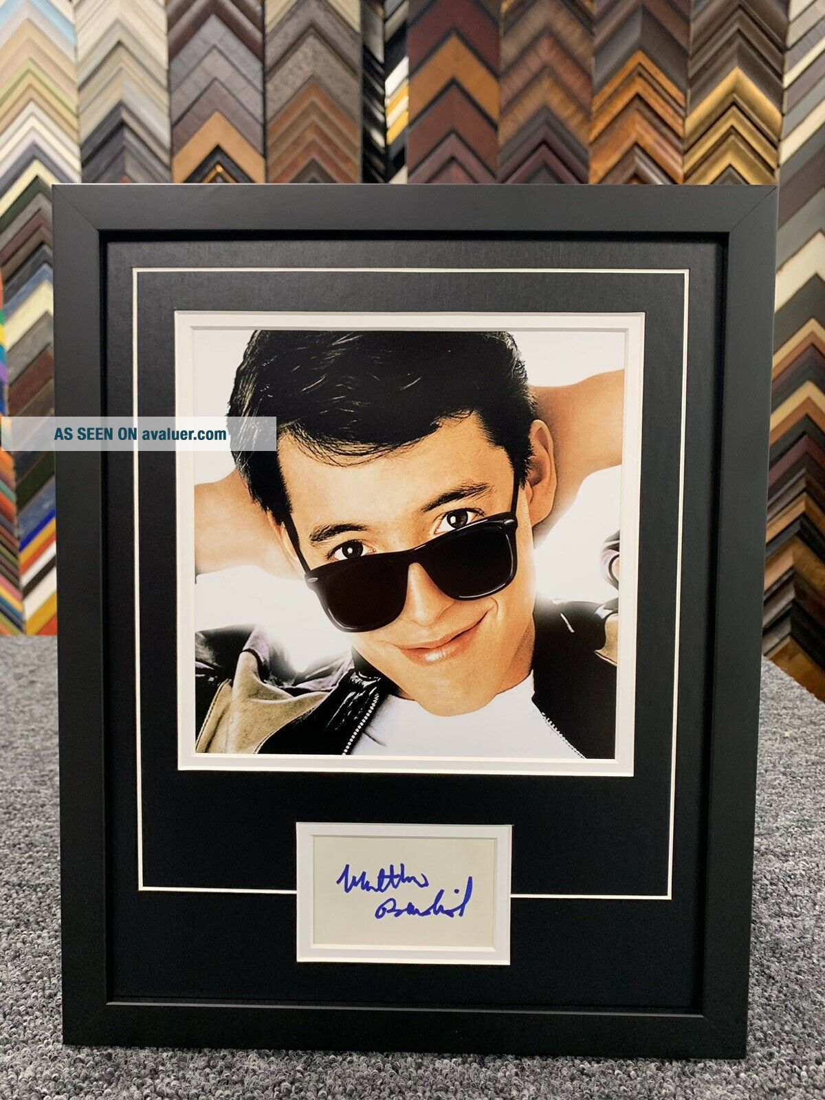Matthew Broderick Signed Cut Jsa Auto Custom Framed Ferris | #12574509