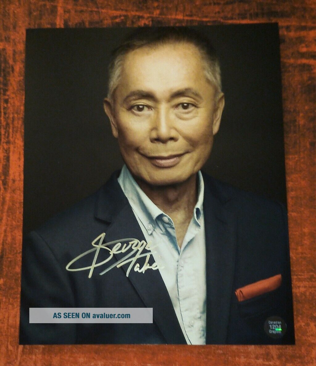George Takei Hand Signed Autograph 8x10 Photo PROOF Star Trek | #12595137